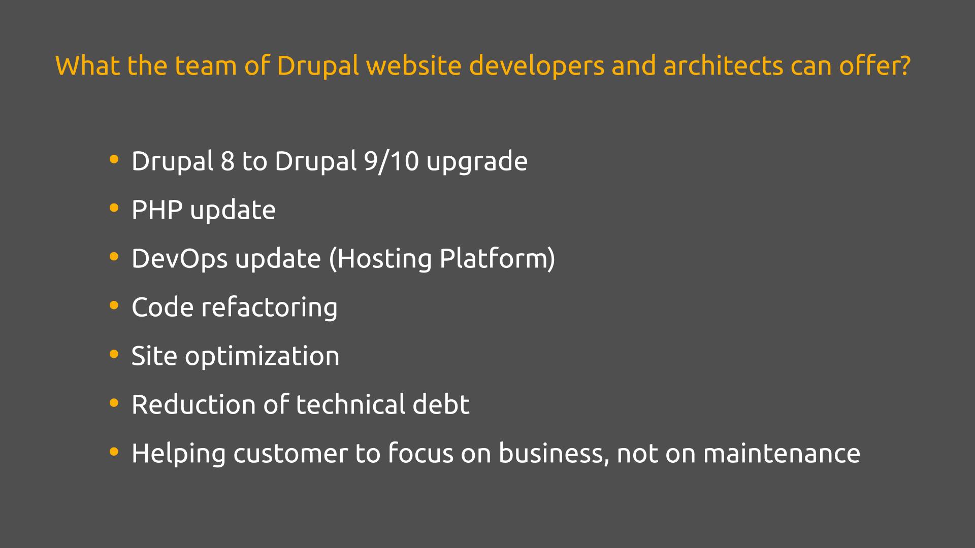 What is perfect maintenance? | Drupal.org
